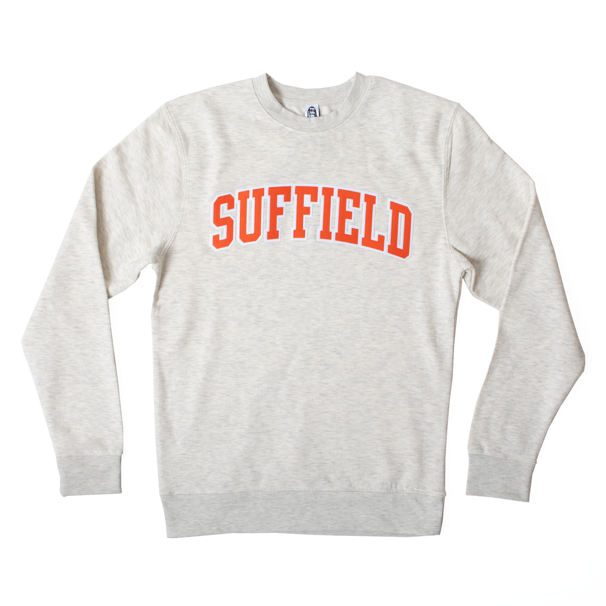 ES Sports Applique Oatmeal Crew – Suffield Academy Bookstore